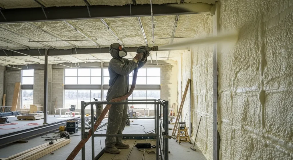Step-by-Step Commercial Spray Foam Insulation Process